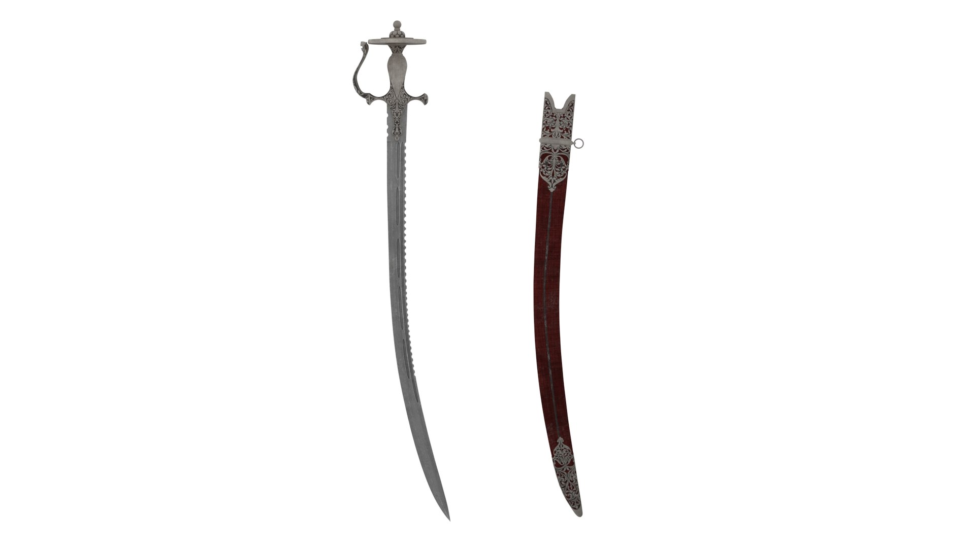 3D Model Talwar Sword - TurboSquid 1769221