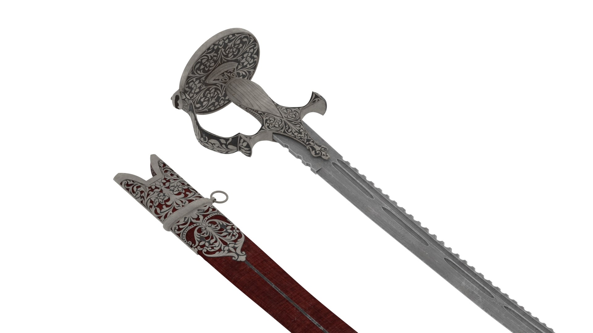 3D Model Talwar Sword - TurboSquid 1769221