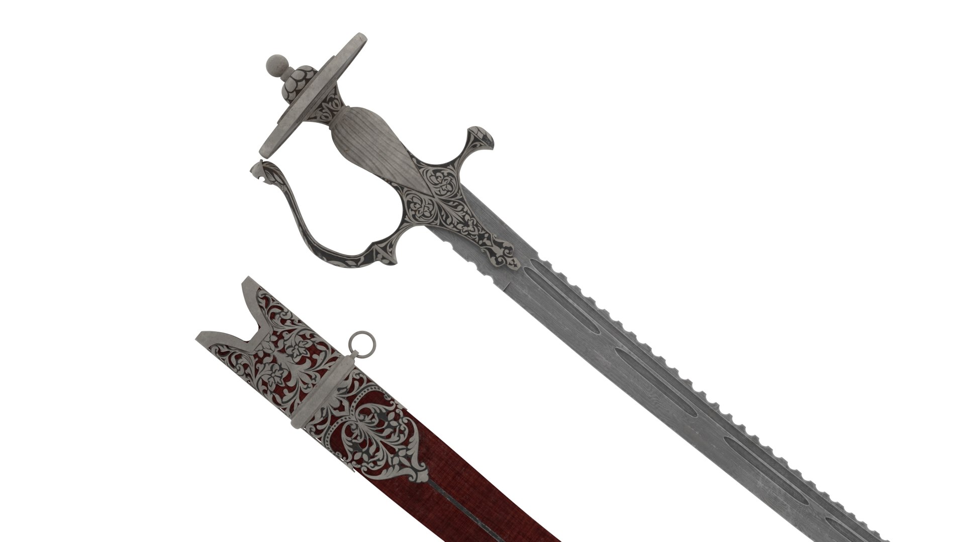 3D Model Talwar Sword - TurboSquid 1769221