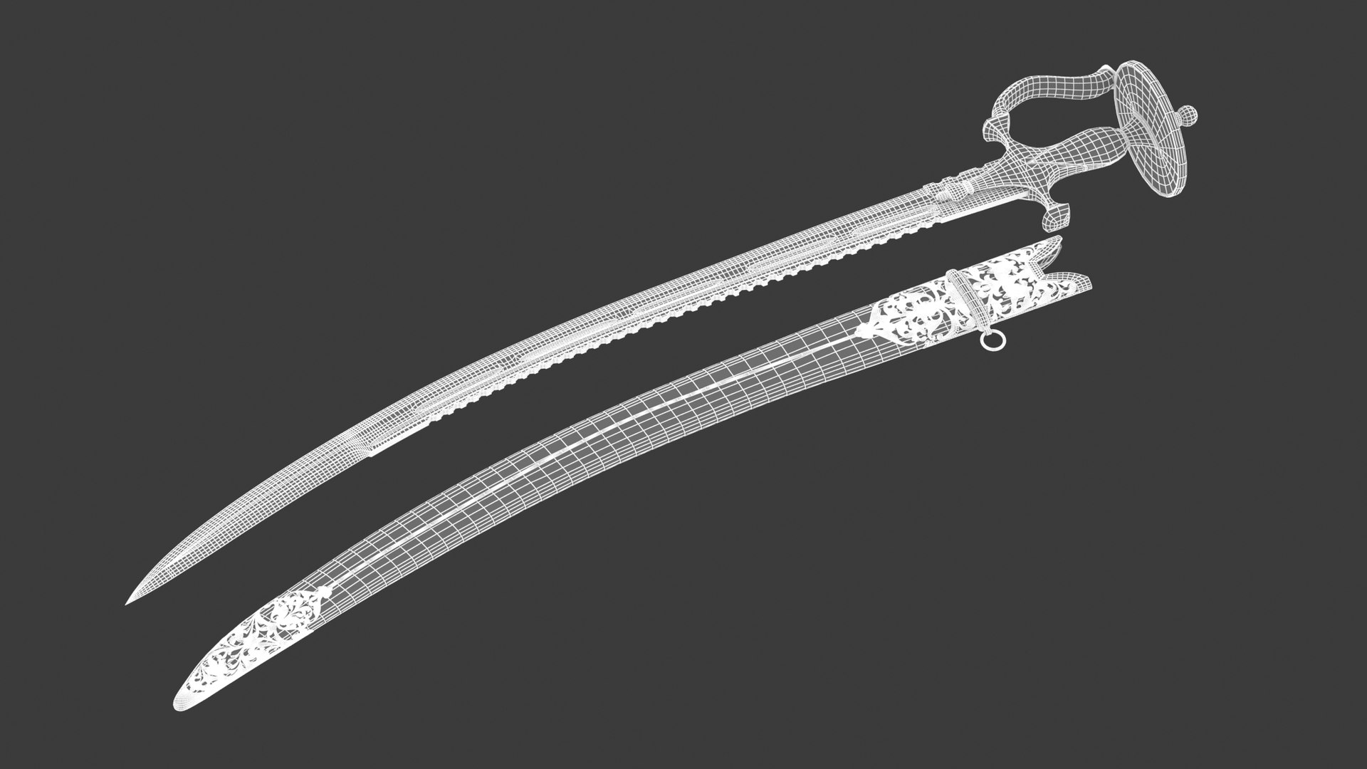 3D Model Talwar Sword - TurboSquid 1769221