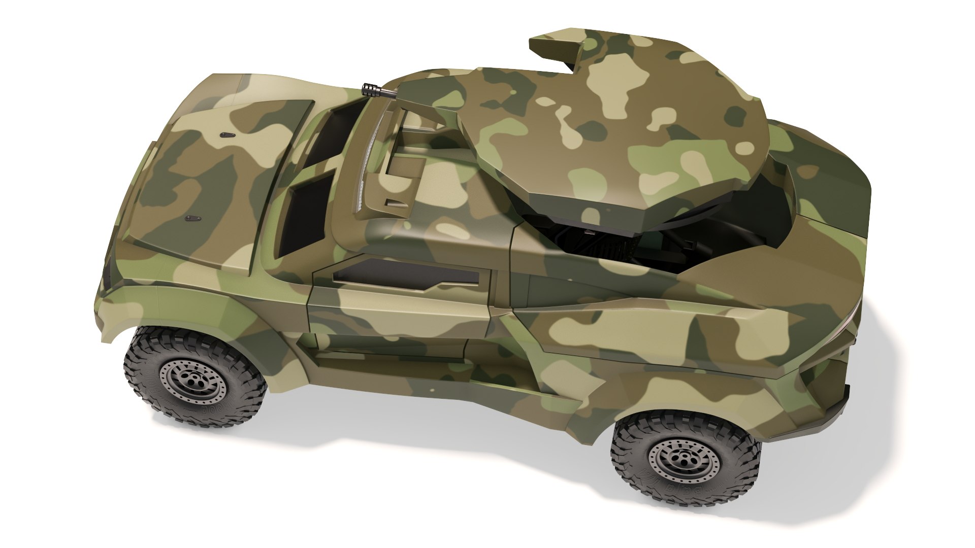 3D Model Military Interceptor Vehicle In Camouflage Rigged - TurboSquid ...