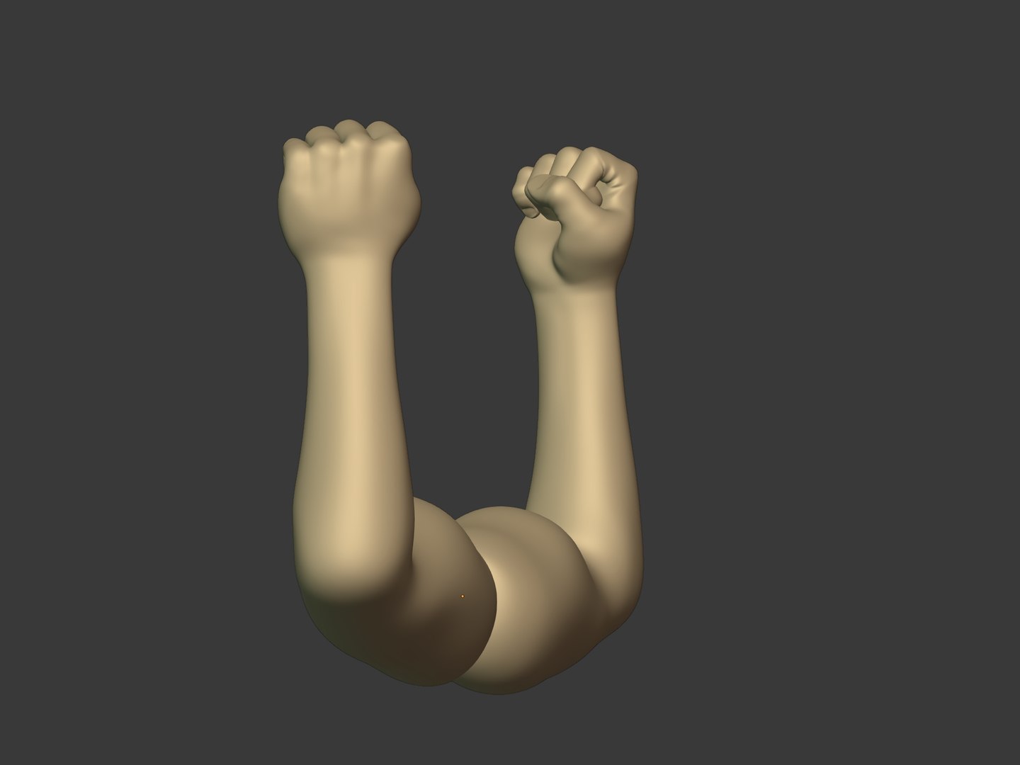 Muscle Hand Icon 3D Model - TurboSquid 1806601
