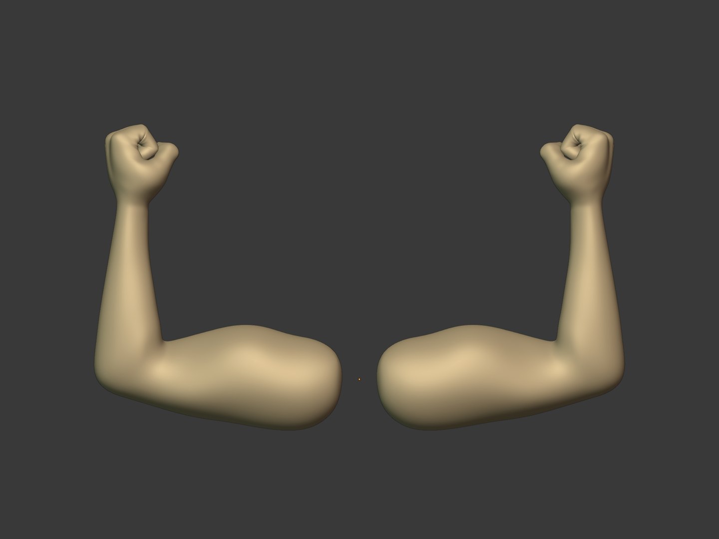 Muscle Hand Icon 3D Model - TurboSquid 1806601