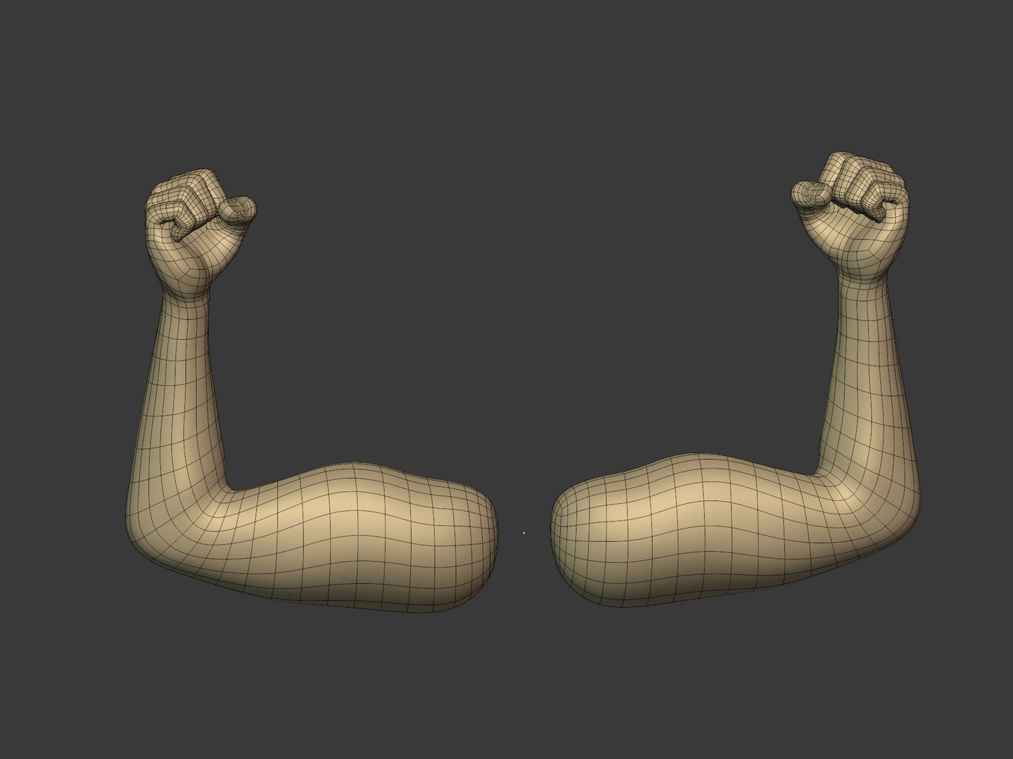 Muscle Hand Icon 3D Model - TurboSquid 1806601