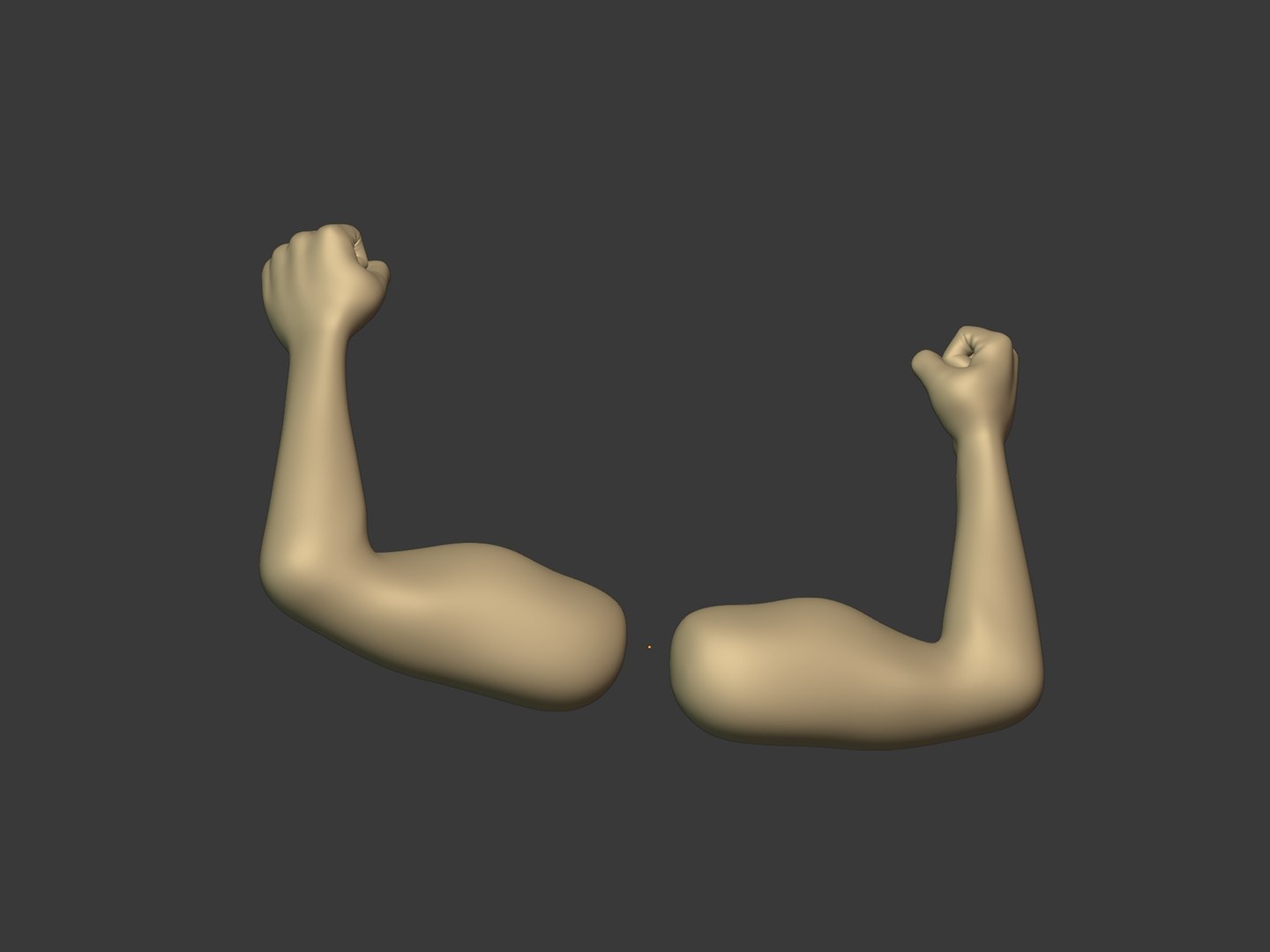 Muscle Hand Icon 3D Model - TurboSquid 1806601