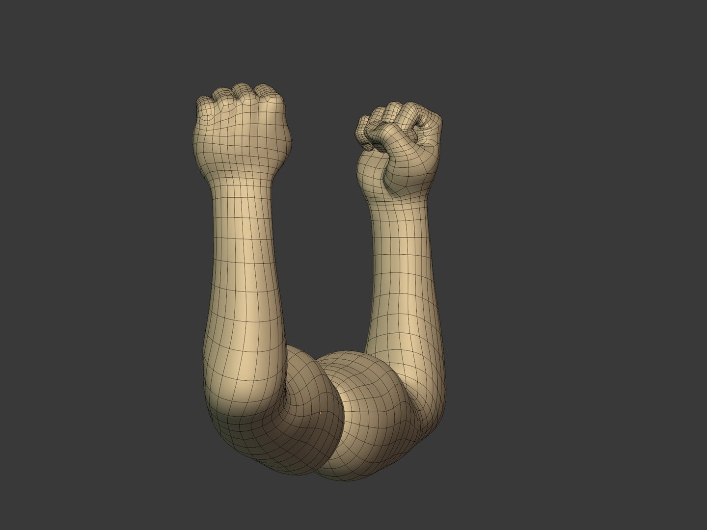Muscle Hand Icon 3D Model - TurboSquid 1806601