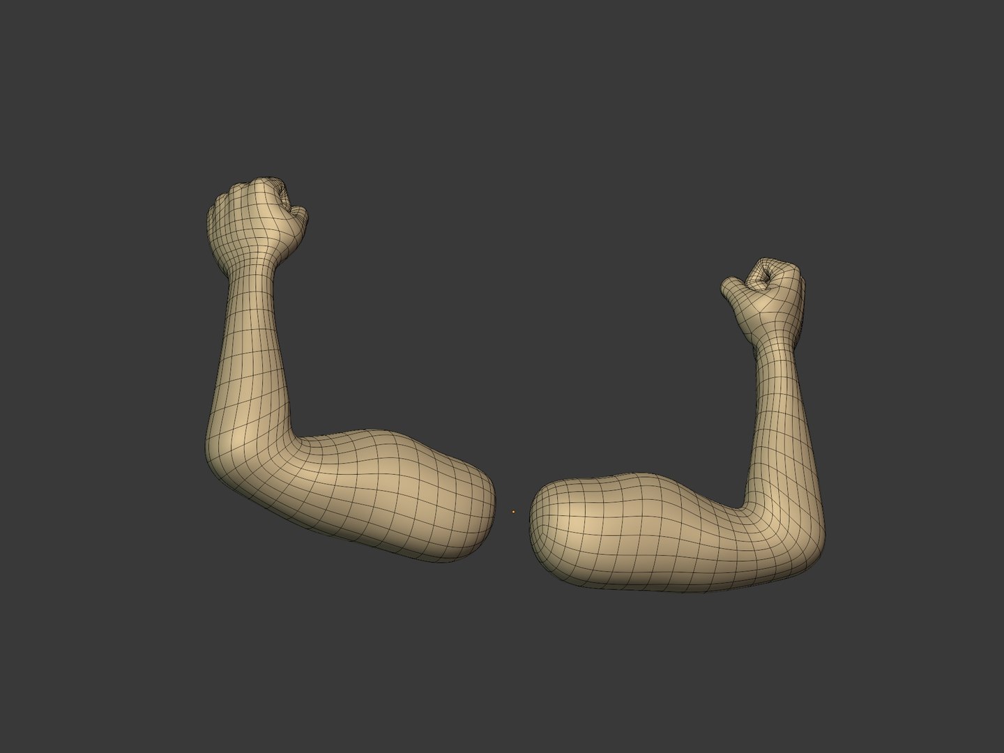 Muscle Hand Icon 3D Model - TurboSquid 1806601