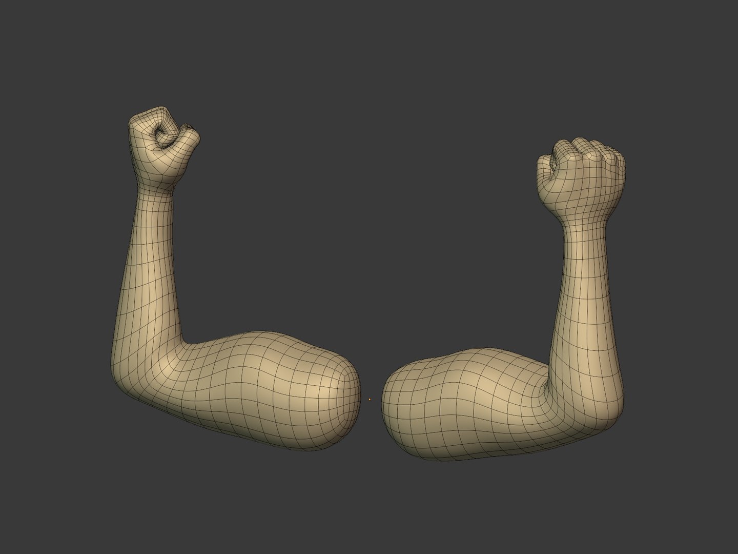 Muscle Hand Icon 3D Model - TurboSquid 1806601
