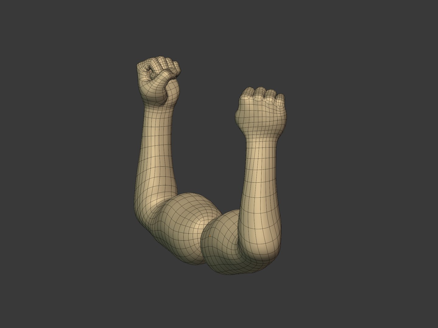 Muscle Hand Icon 3D Model - TurboSquid 1806601