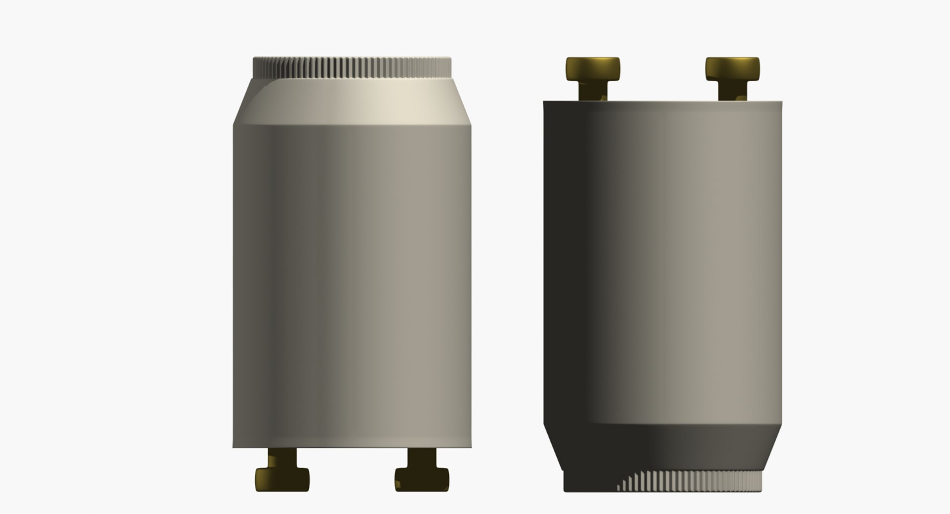 3D Fluorescent Starter Model - TurboSquid 1221327