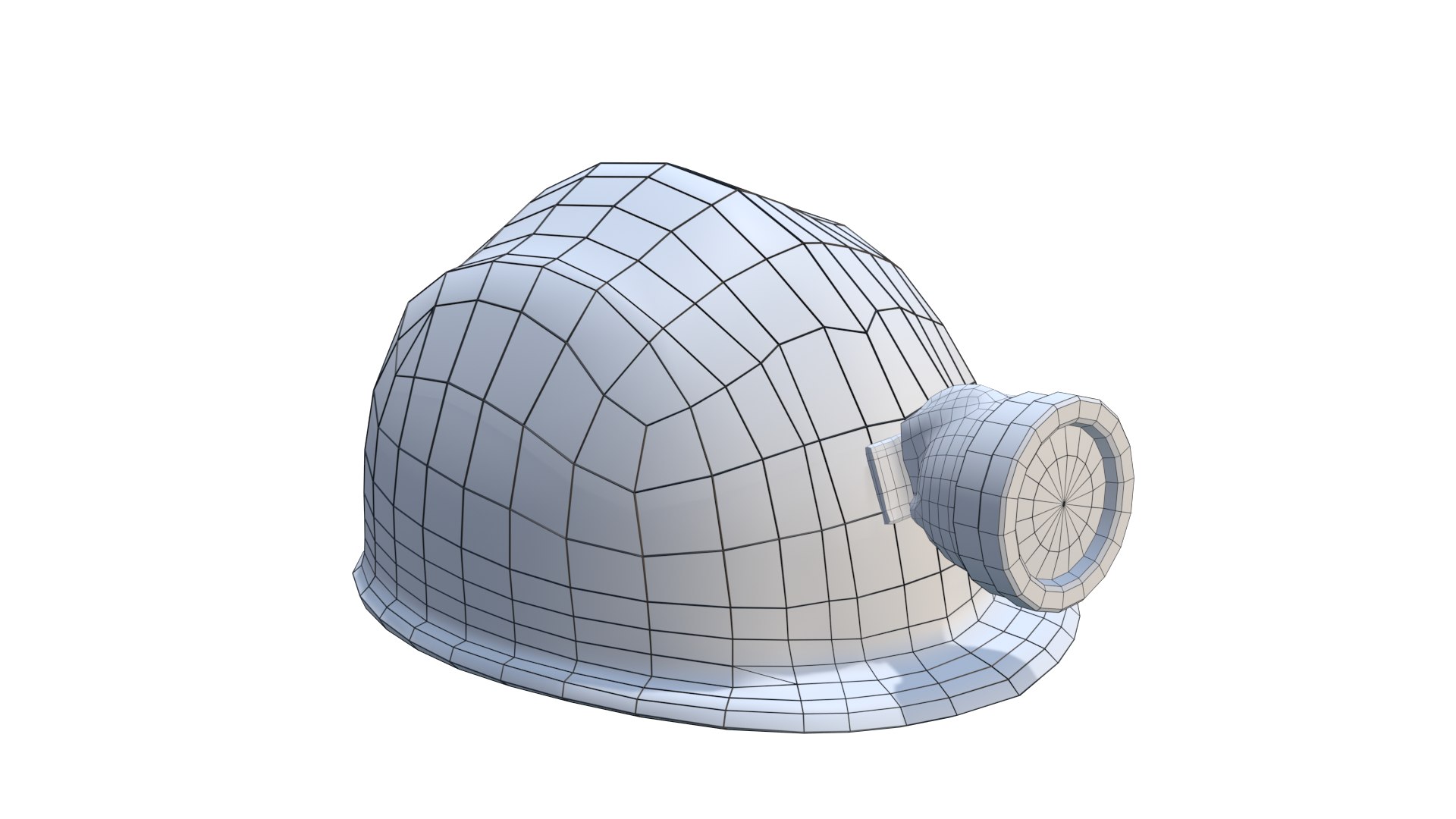 Mining Helmet With Light Model - TurboSquid 2375932