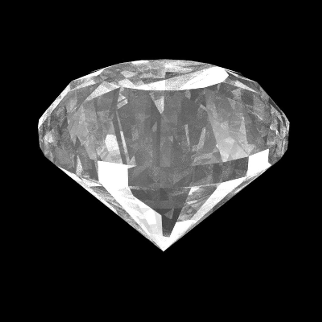 cut diamond 3d model