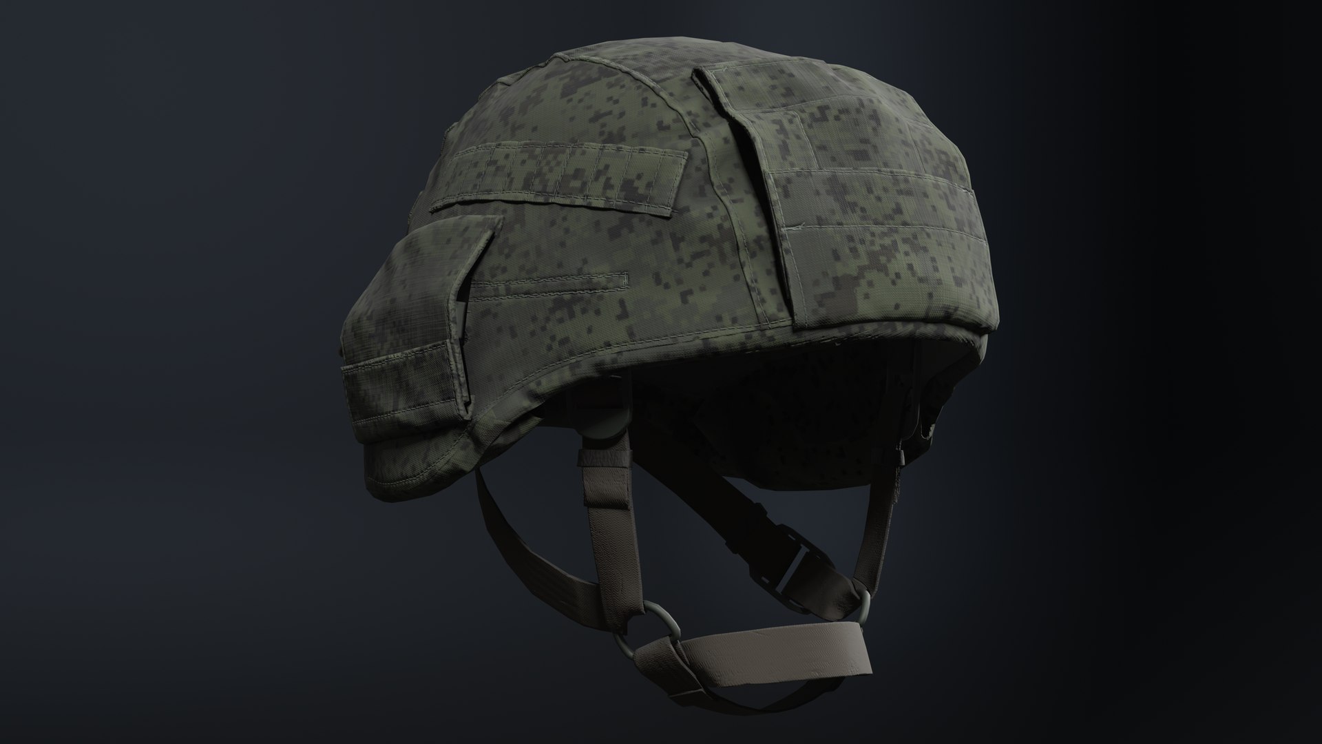 modelo 3d Russian 6B47 Ratnik Helmet with Cover - TurboSquid 1993669
