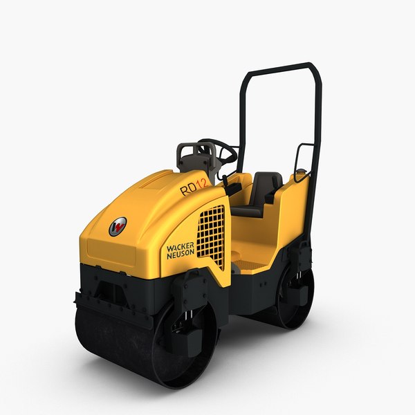 Wacker neuson rd12 road 3D - TurboSquid 1184356