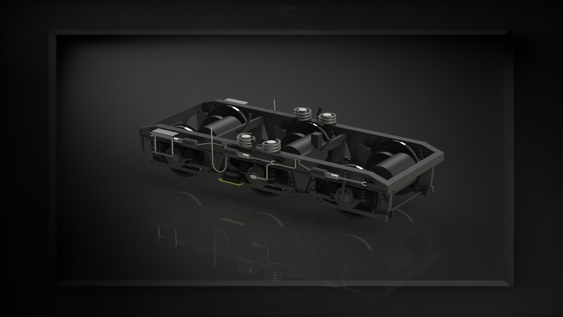 3D Locomotive Bogie Frame Design In SolidWorks Model - TurboSquid 2361473