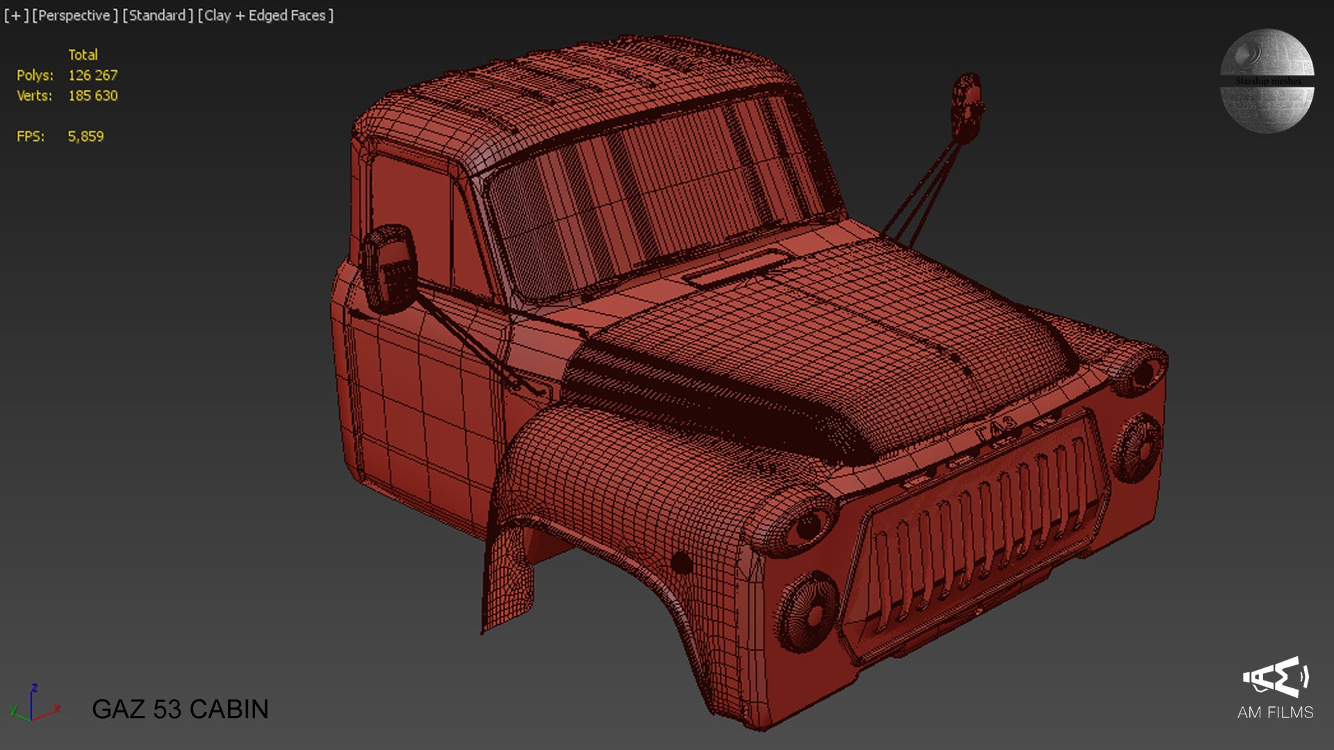 Gaz 53 Cabin 3D Model - TurboSquid 1771427