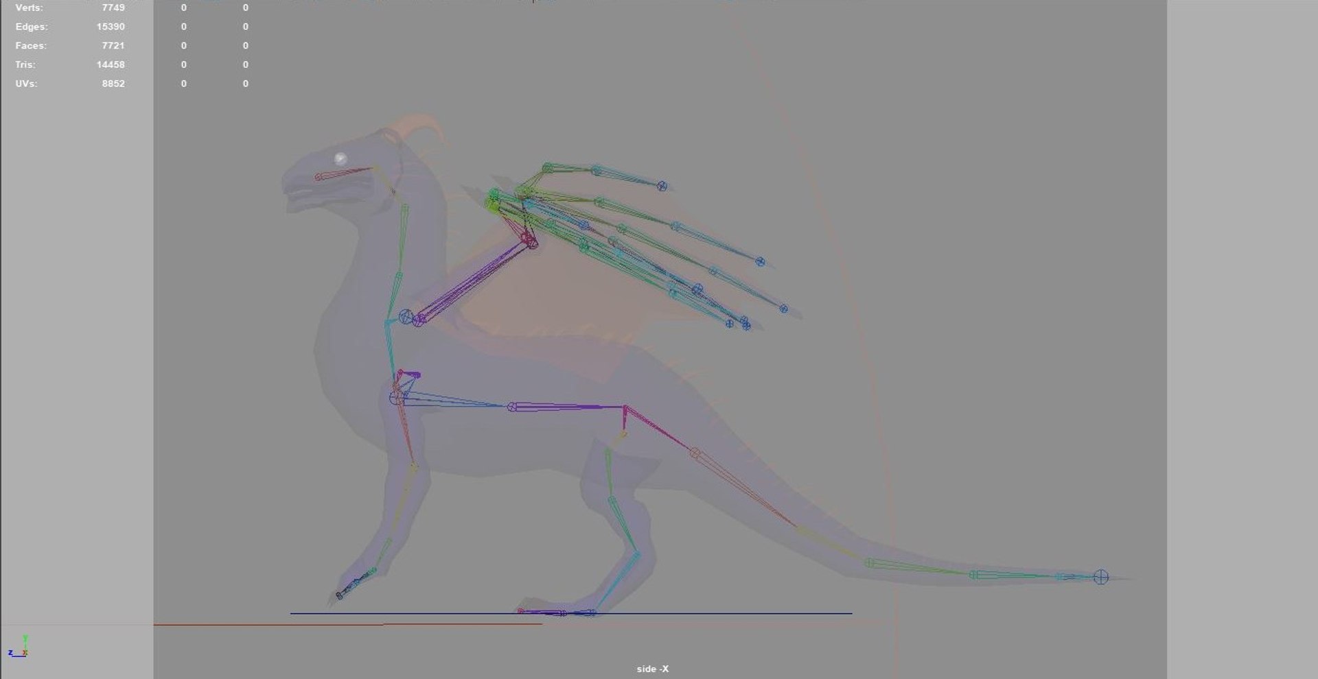 3D Dragon Rig Uv - TurboSquid 1314055