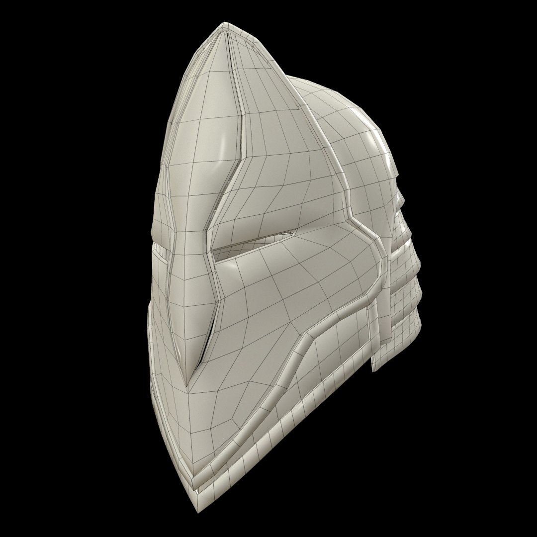 Knight Helmet 3d Model