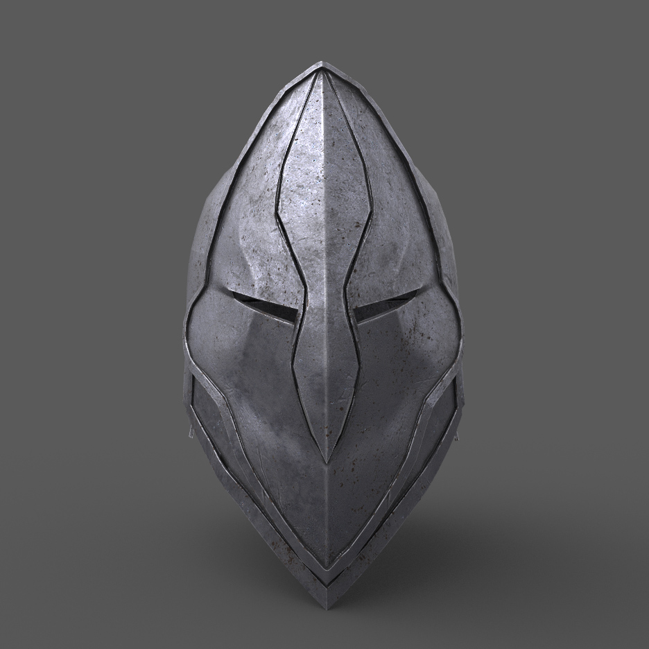 knight helmet 3d model