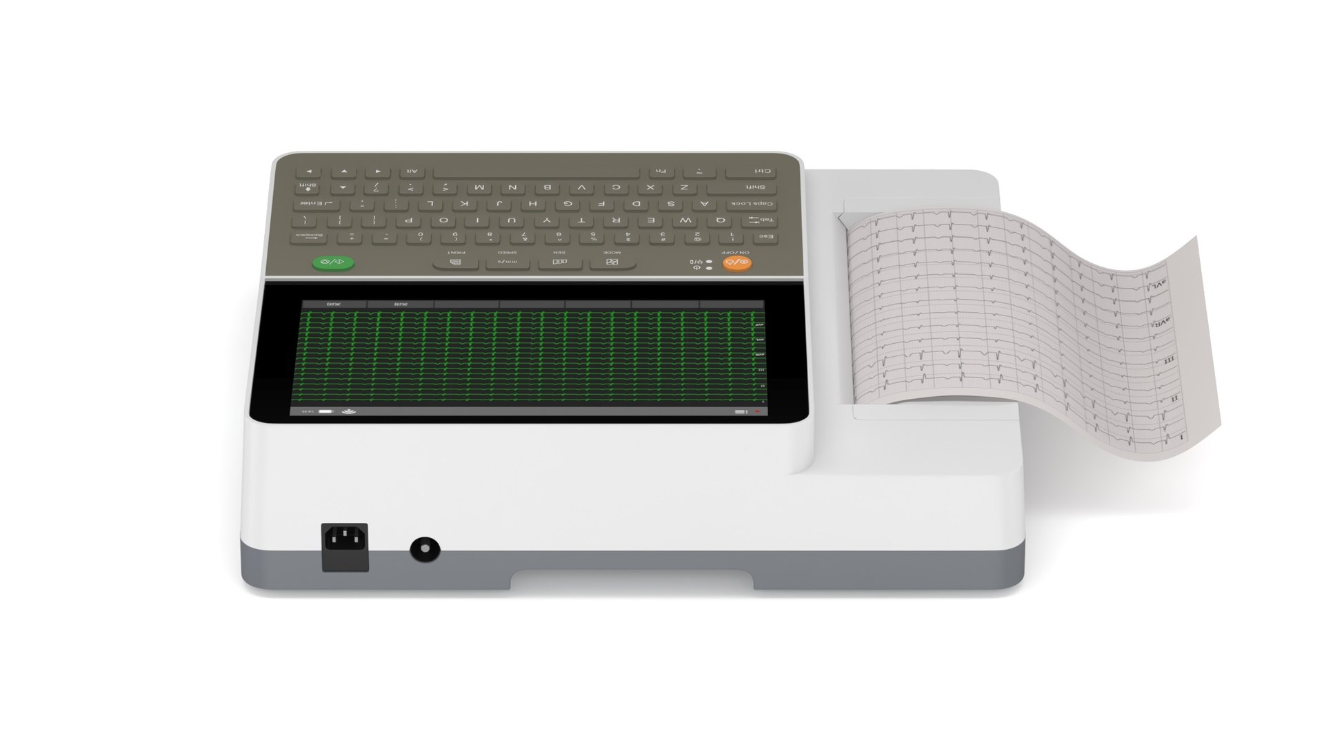3D Medical Digital Wireless Channel ECG Model - TurboSquid 2315785