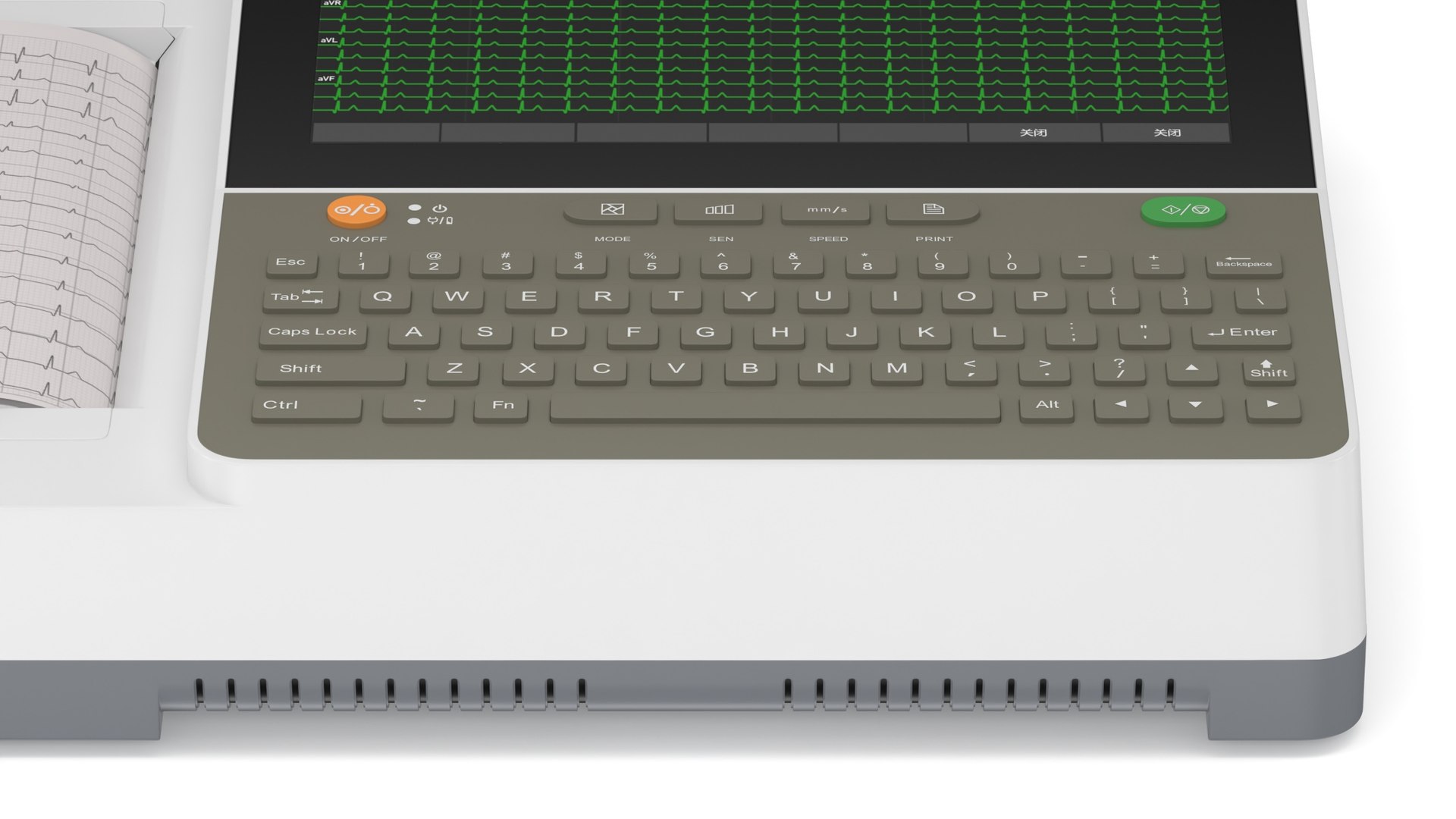 3D Medical Digital Wireless Channel ECG Model - TurboSquid 2315785