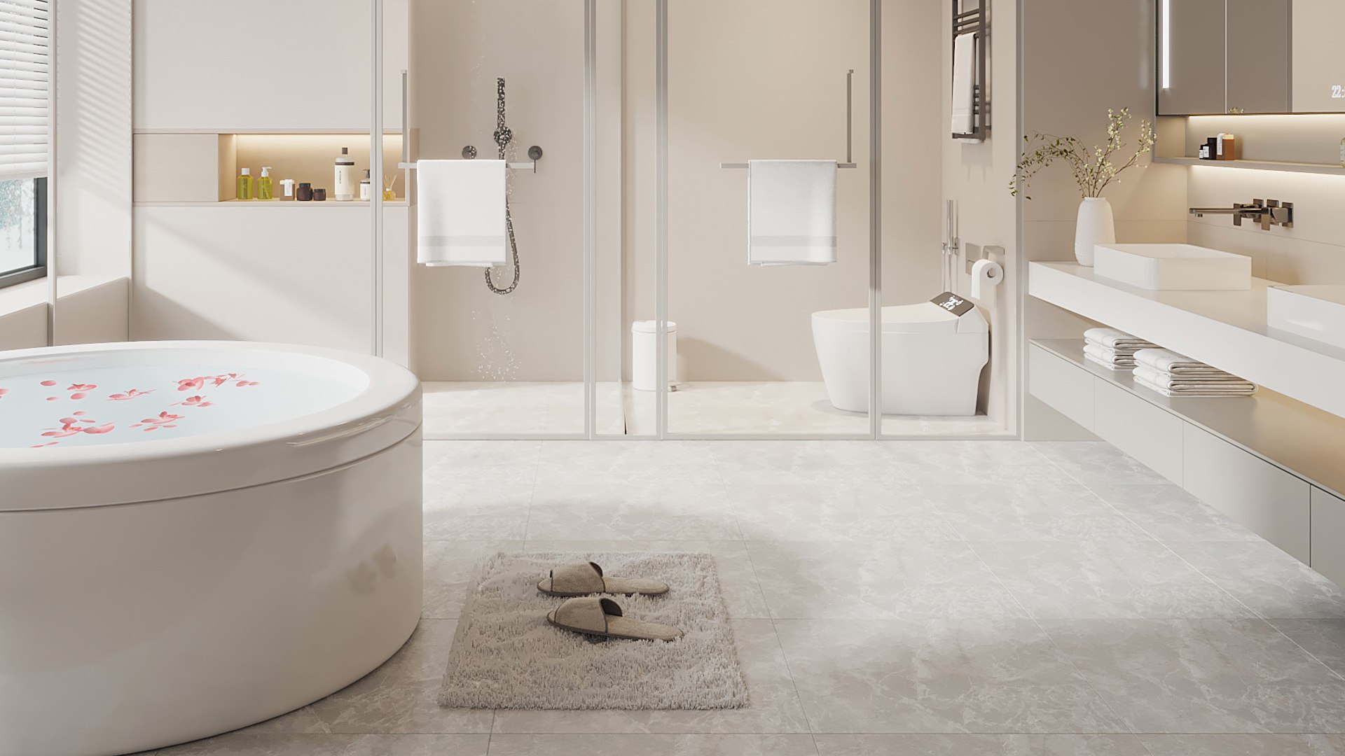 3D Modern Bathroom Model - TurboSquid 2235640