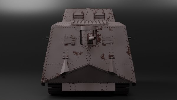 A7V 슈투름판처바겐 탱크 3D 모델 - TurboSquid 2043301