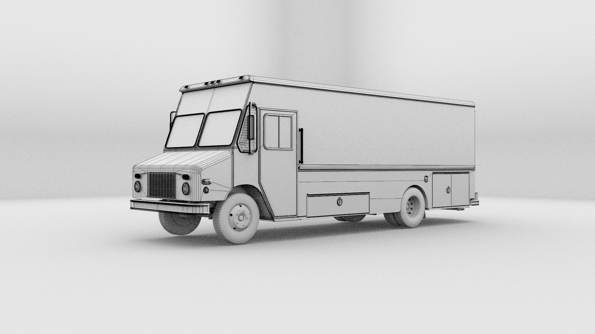 3D Generic Stepvan Model - TurboSquid 1971570