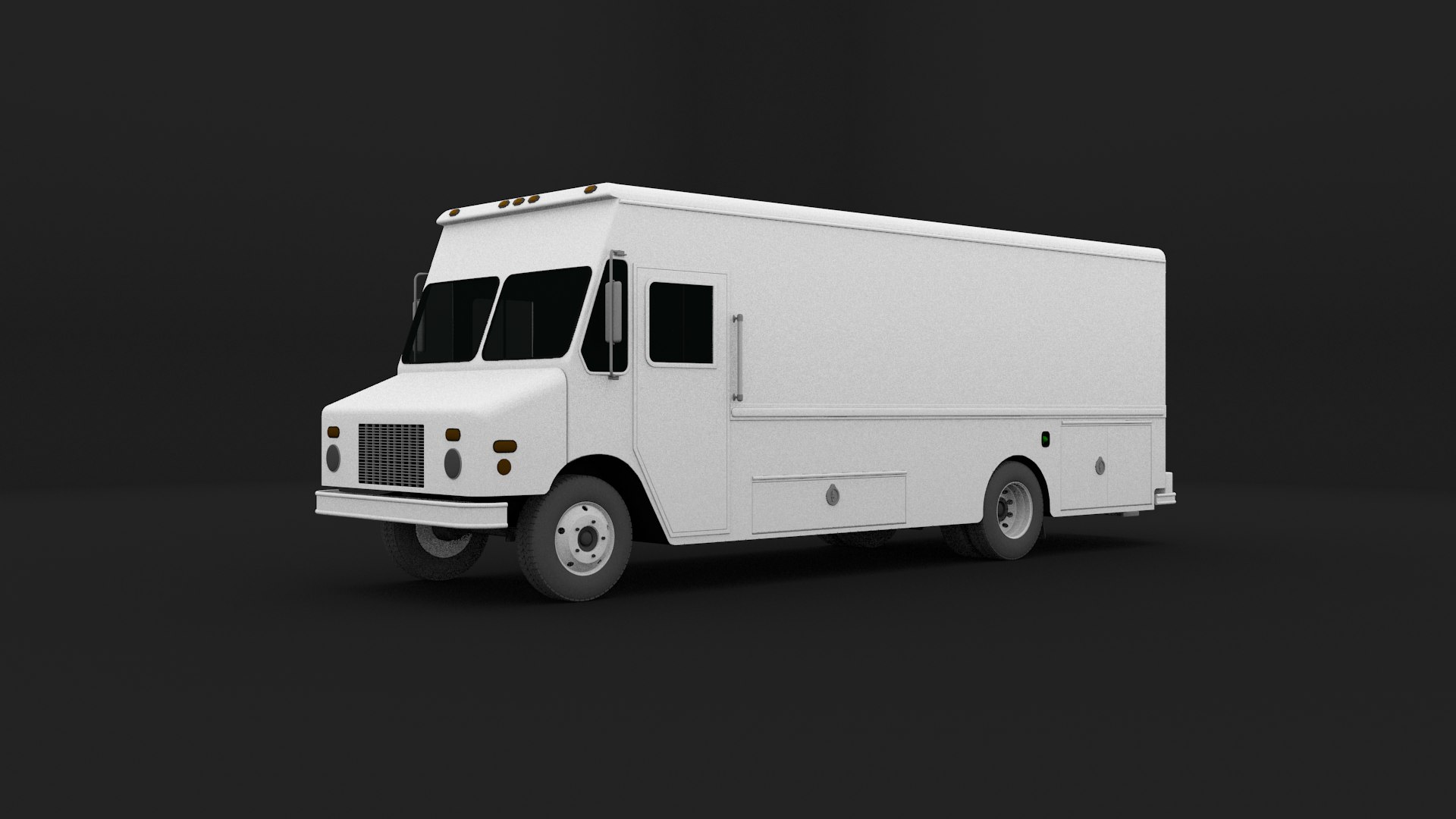 3D Generic Stepvan Model - TurboSquid 1971570