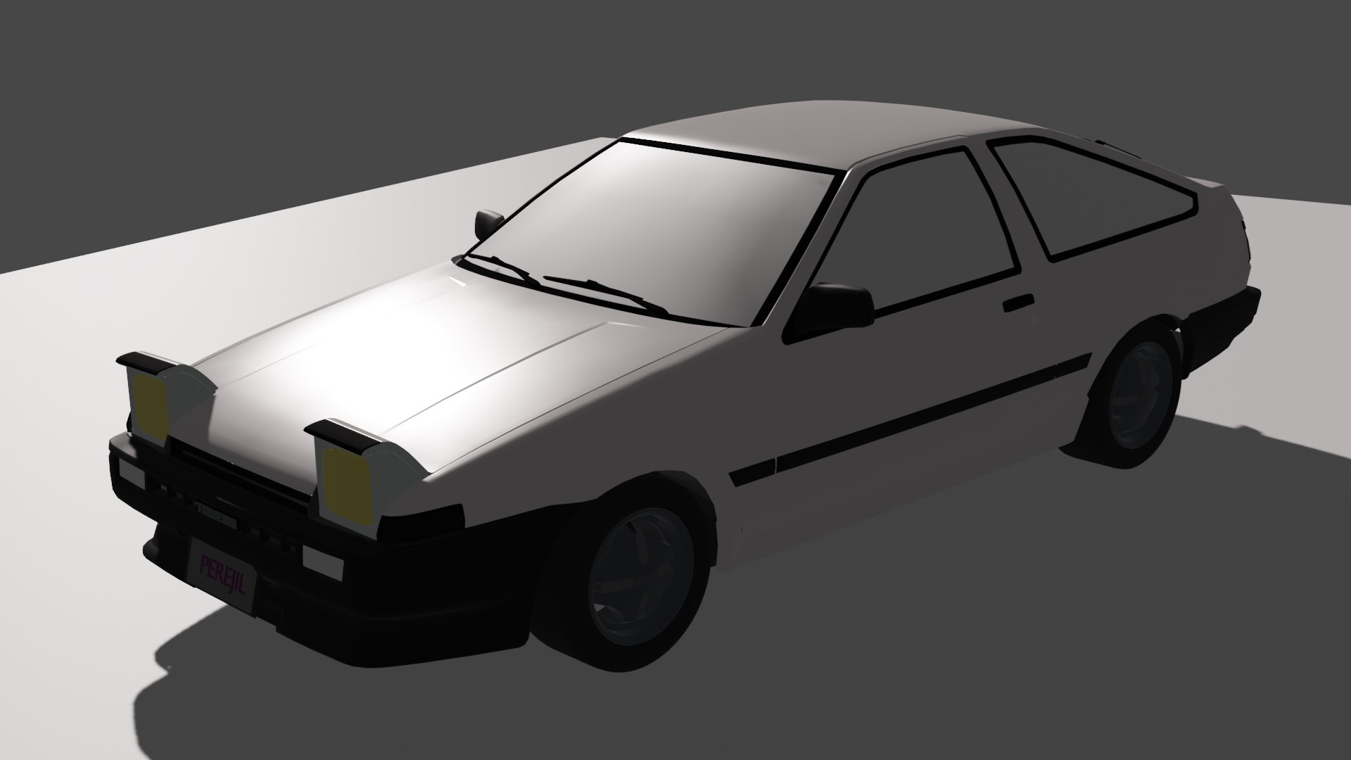 Toyota AE86 3D Model - TurboSquid 1999699