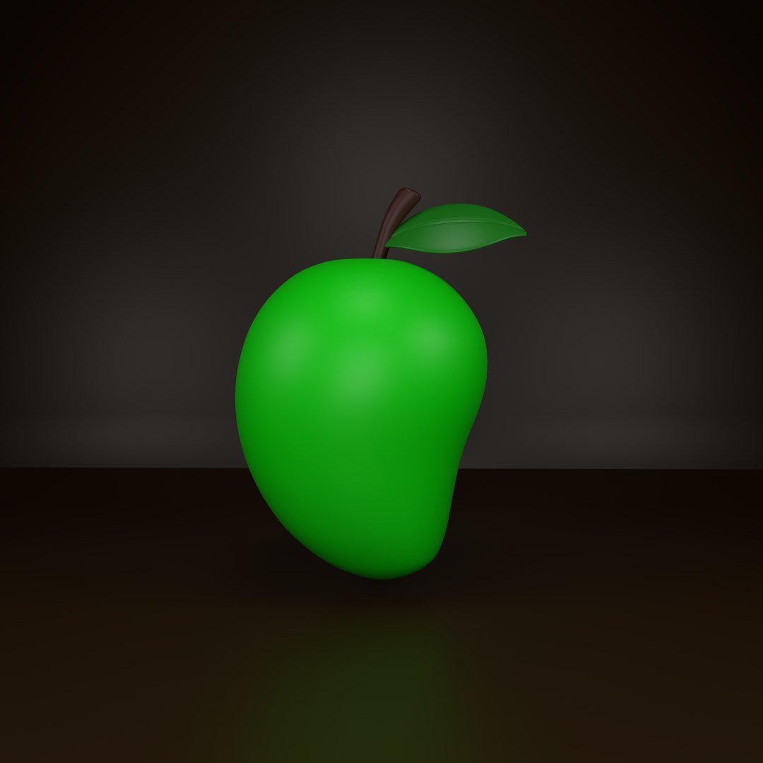 Mango Low-poly 3D Model 3D Model - TurboSquid 2338772