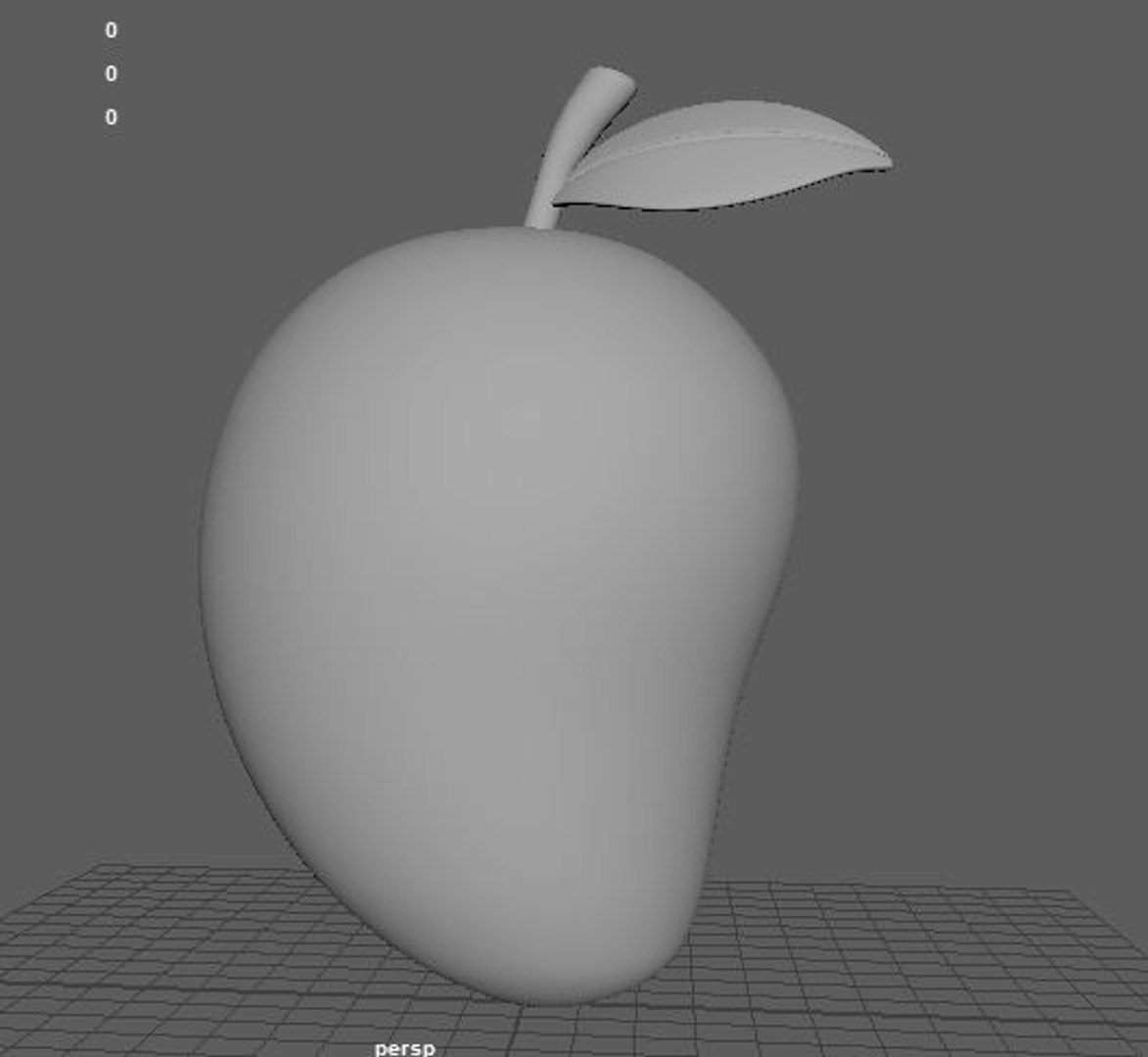 Mango Low-poly 3D Model 3D Model - TurboSquid 2338772