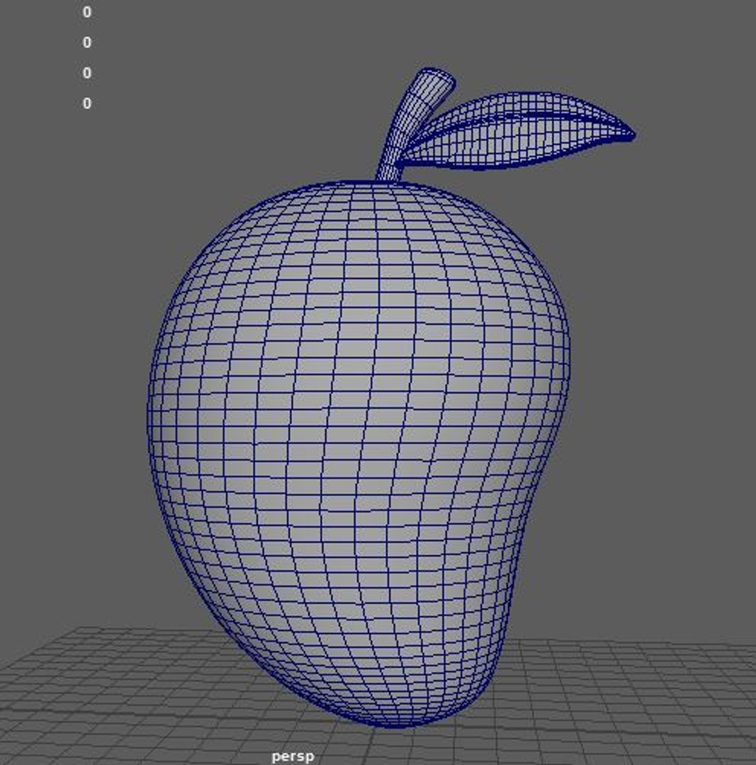 Mango Low-poly 3D Model 3D Model - TurboSquid 2338772