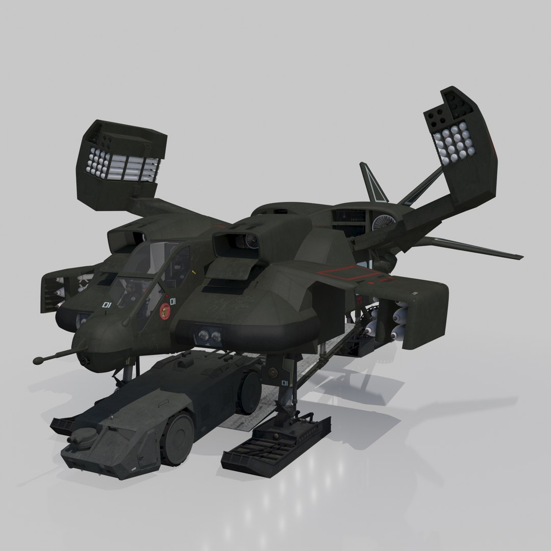 Cheyenne Dropship Model - TurboSquid 1186084