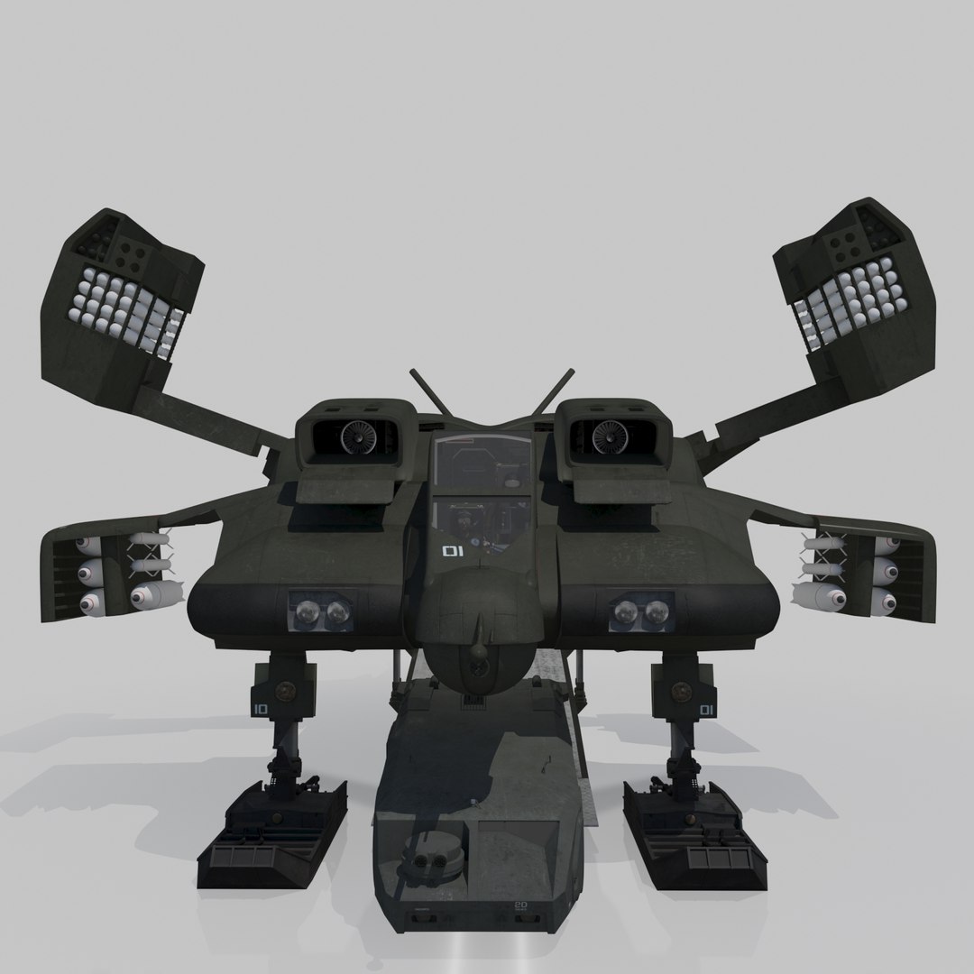 Cheyenne Dropship Model - TurboSquid 1186084