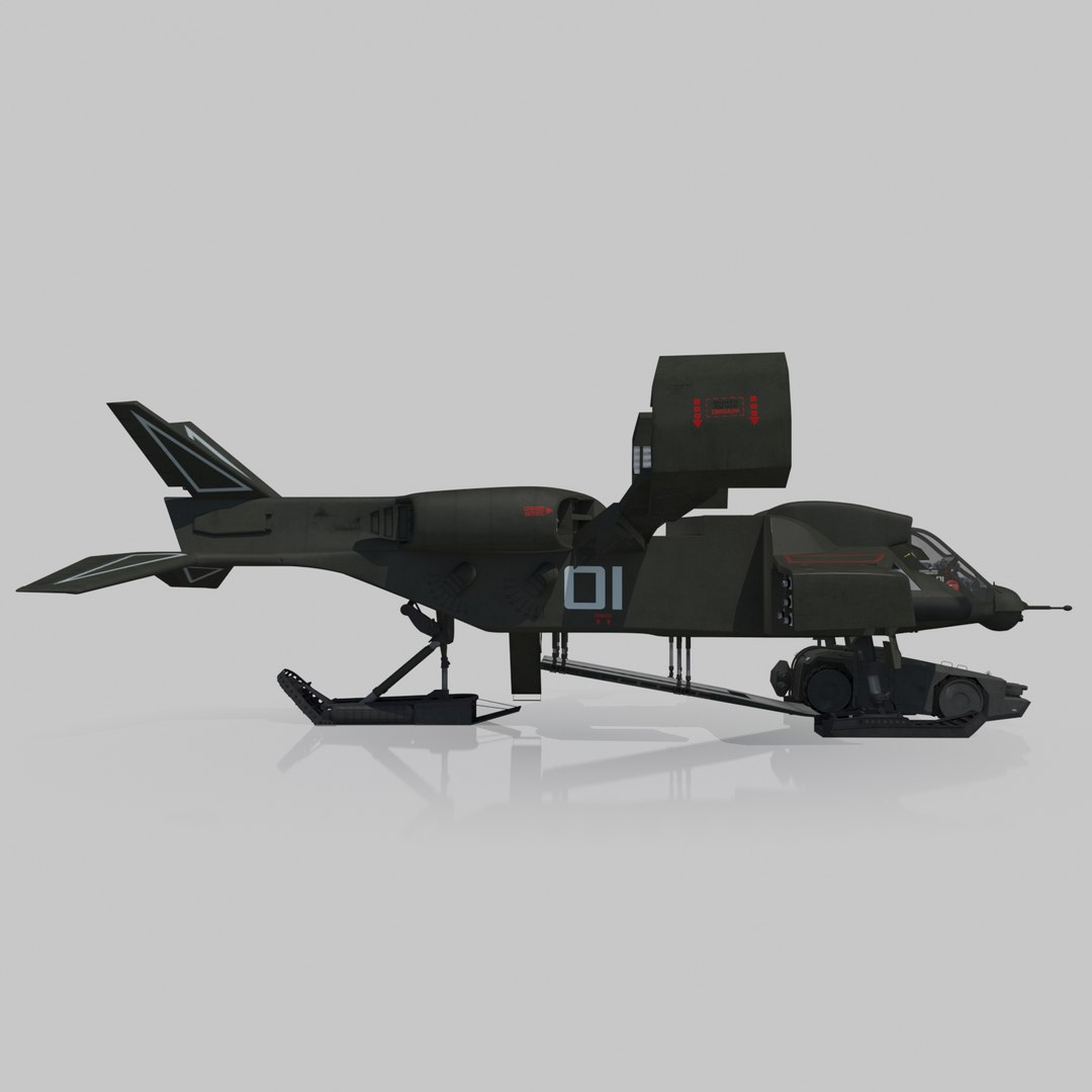 Cheyenne Dropship Model - TurboSquid 1186084
