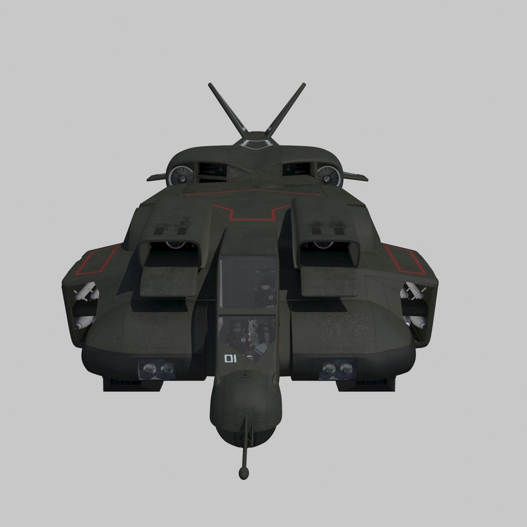 Cheyenne Dropship Model - TurboSquid 1186084