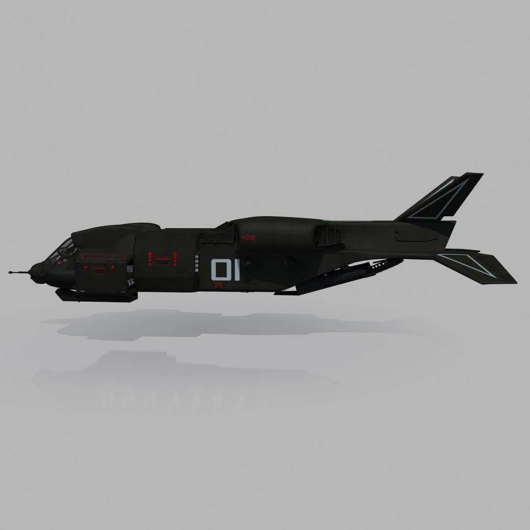 Cheyenne Dropship Model - TurboSquid 1186084