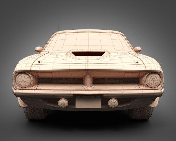 1970 plymouth aar cuda 3ds