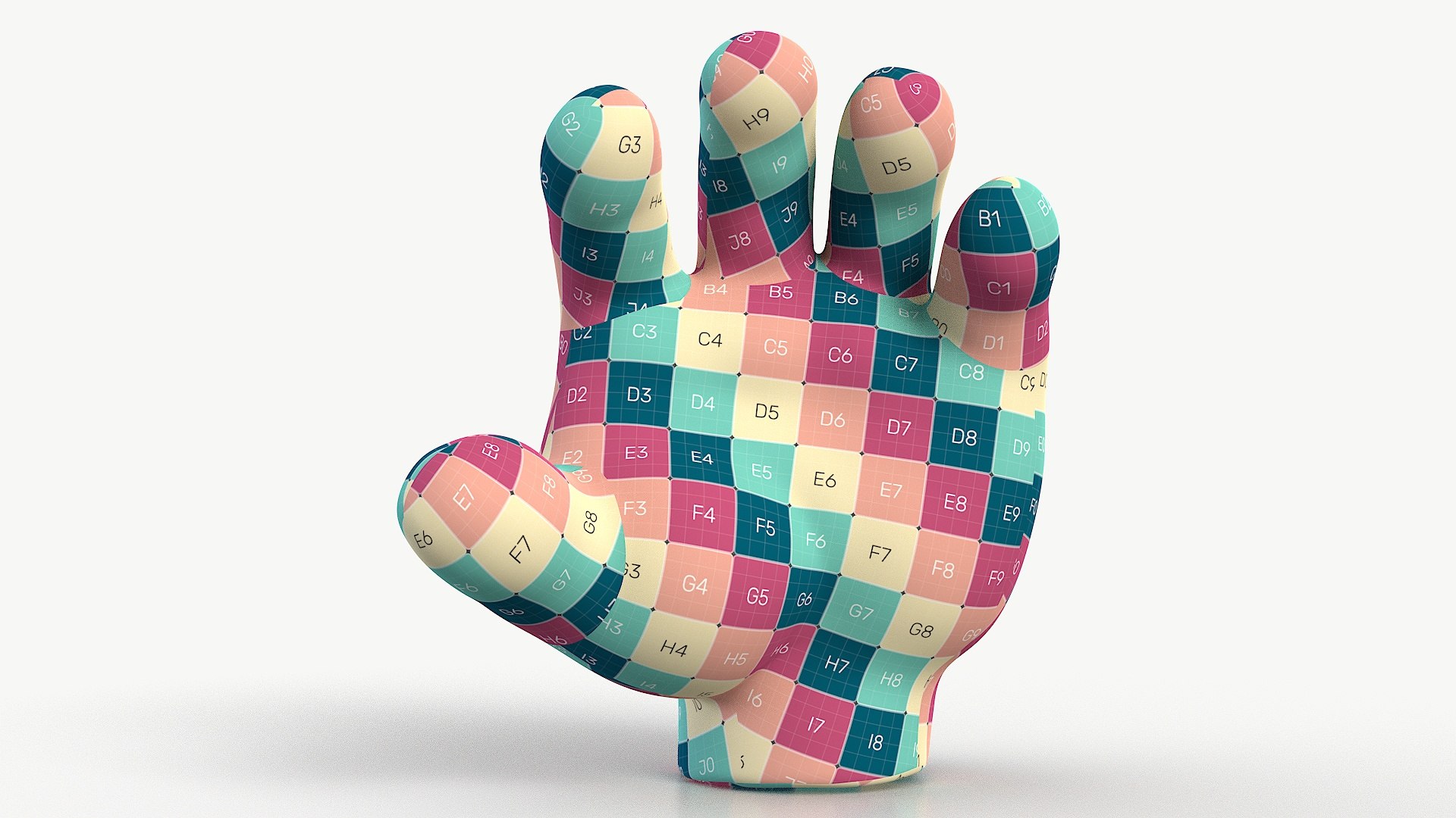 3D Model Cartoon Hand 1 - TurboSquid 2331091