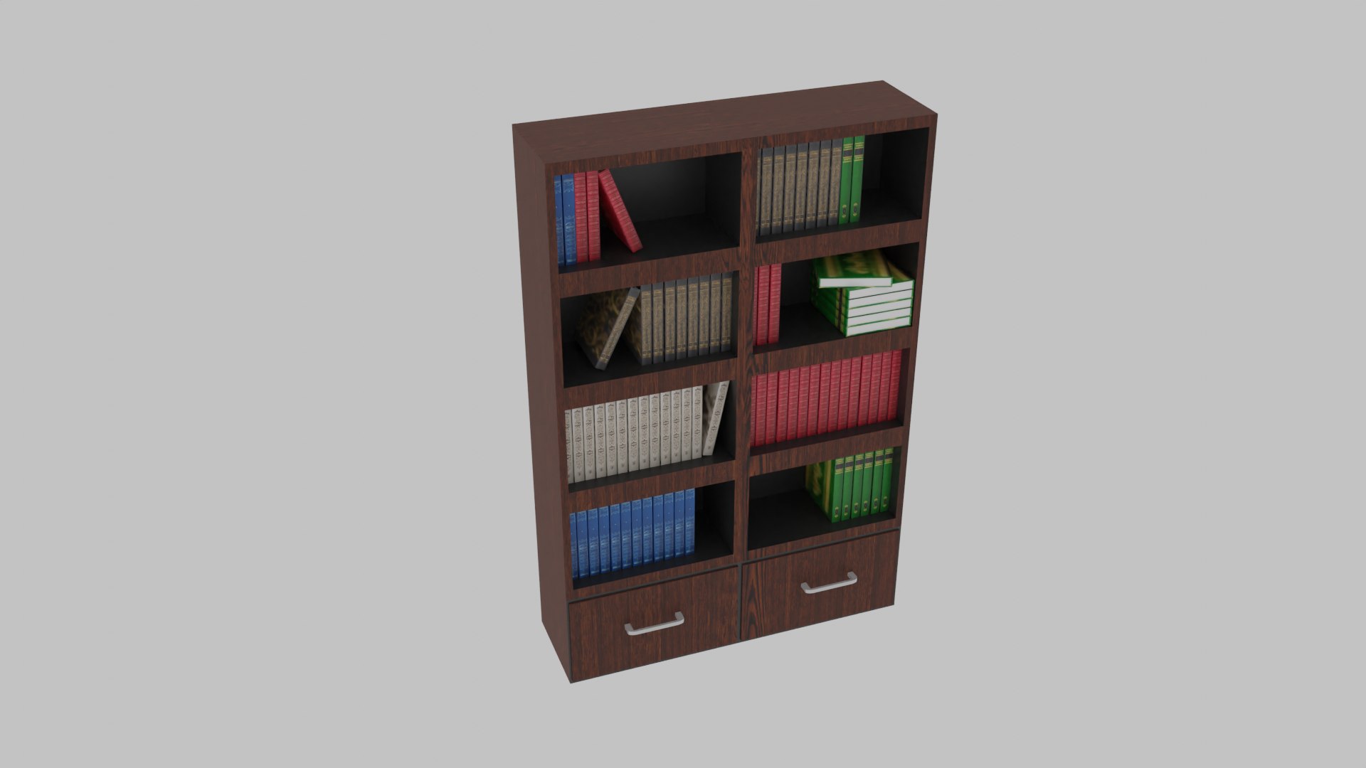 3D Model Bookcase - TurboSquid 2034776