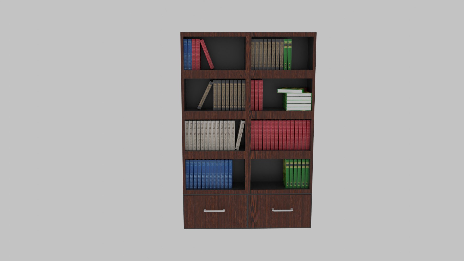 3D Model Bookcase - TurboSquid 2034776