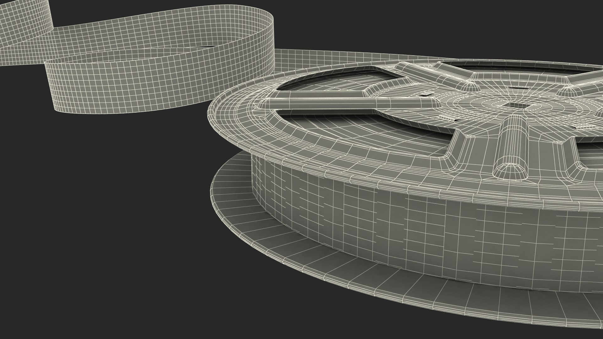 3D Video Film Reel 35mm model - TurboSquid 2161828