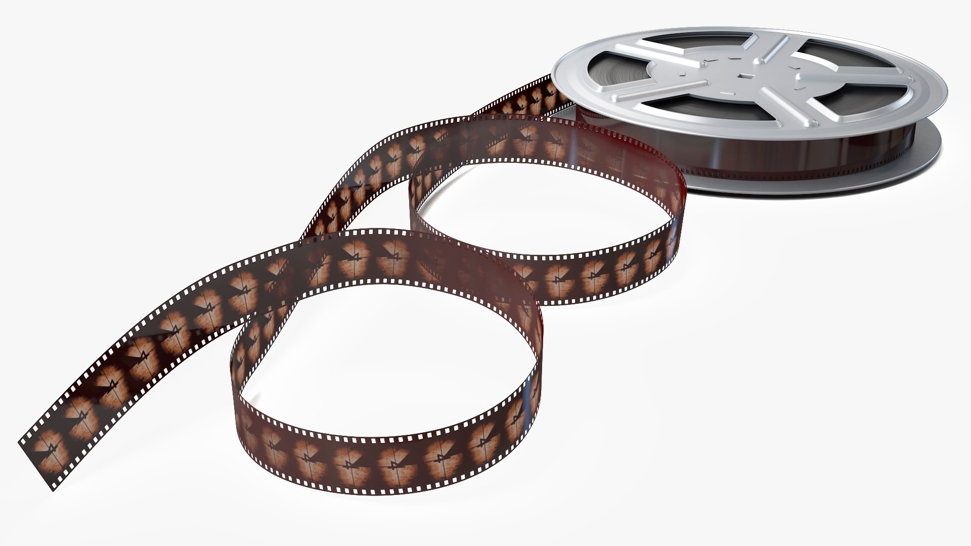 3D Video Film Reel 35mm Model - TurboSquid 2161828