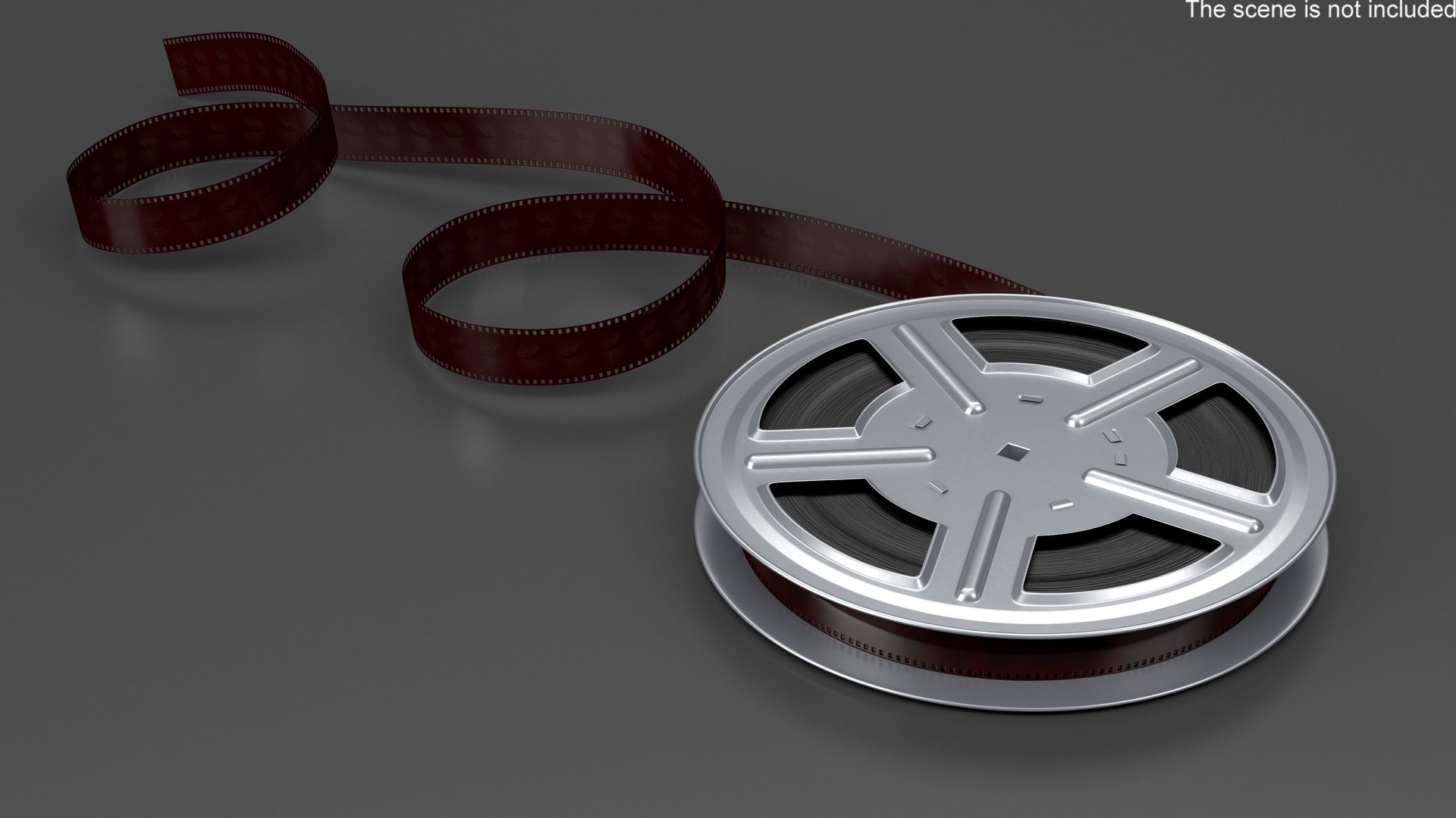 3D Video Film Reel 35mm Model - TurboSquid 2161828