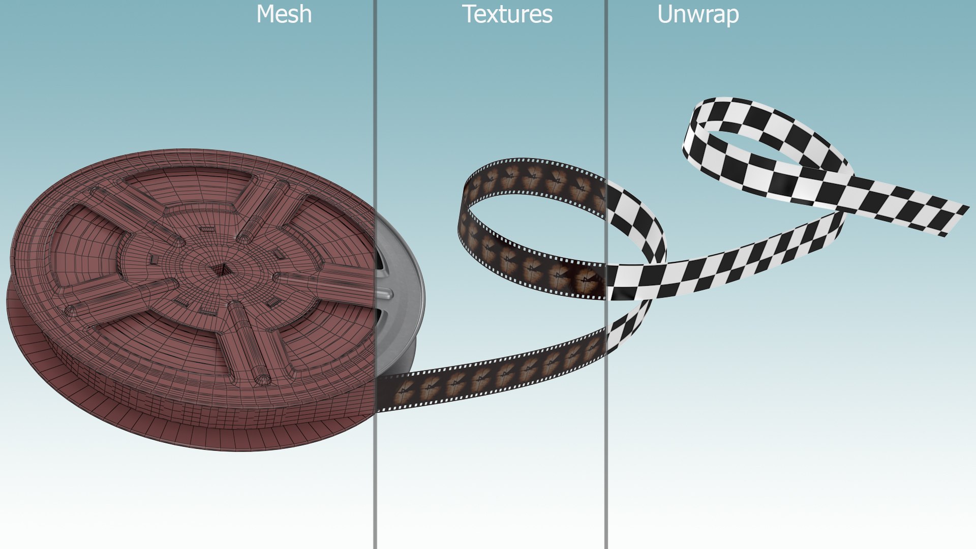 3D Video Film Reel 35mm Model - TurboSquid 2161828