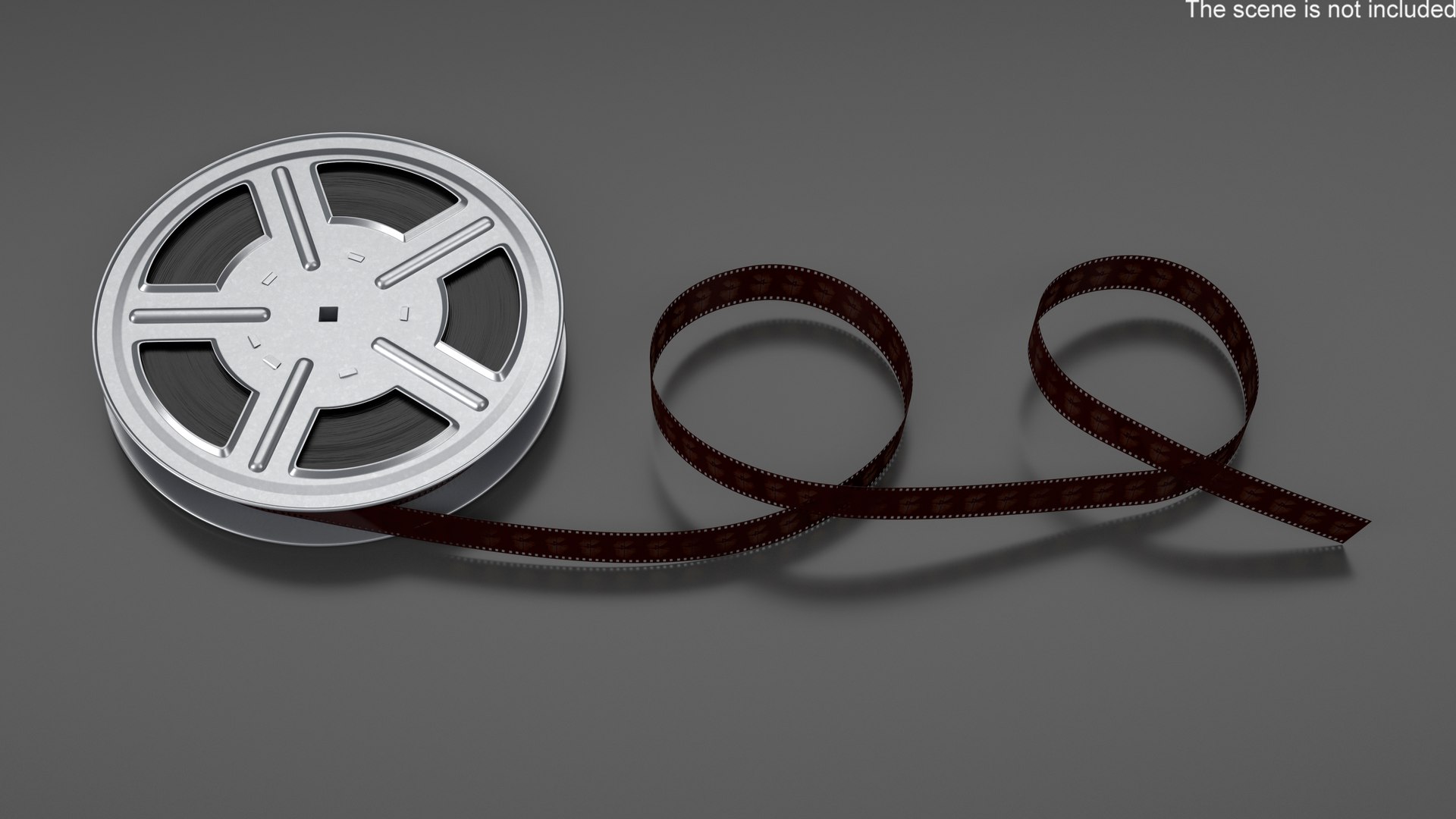 3D Video Film Reel 35mm Model - TurboSquid 2161828