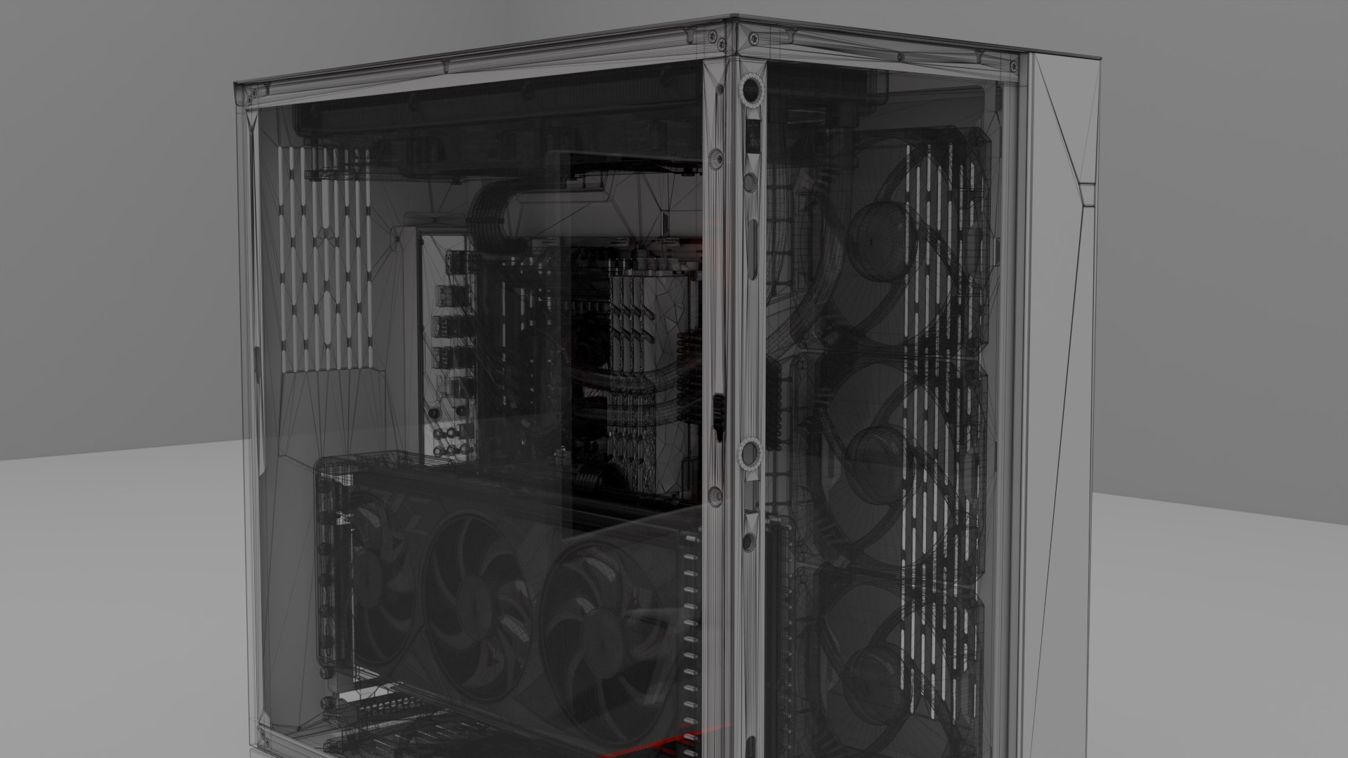 3D Model High-Performance Gaming PC - Ultra-Detailed 3D Model ...