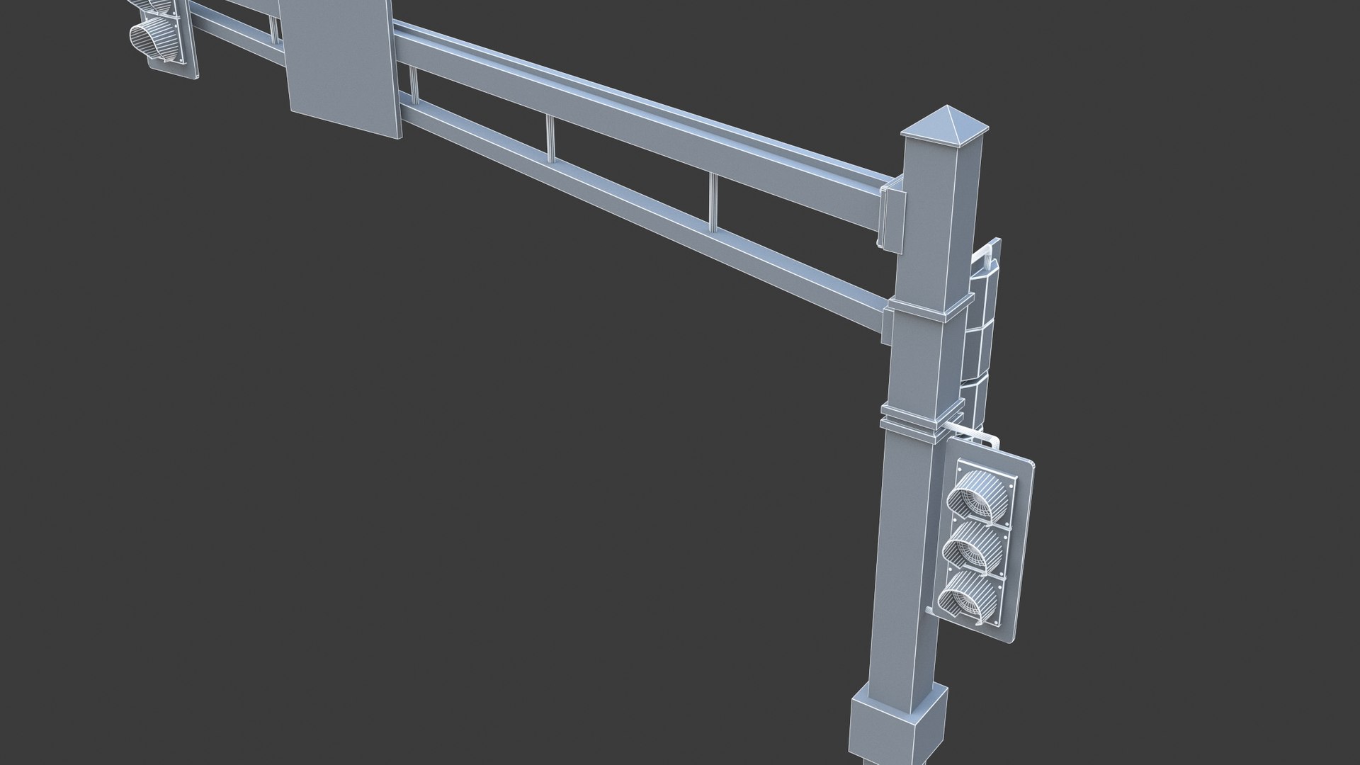 3D Street Light Model - TurboSquid 1455378