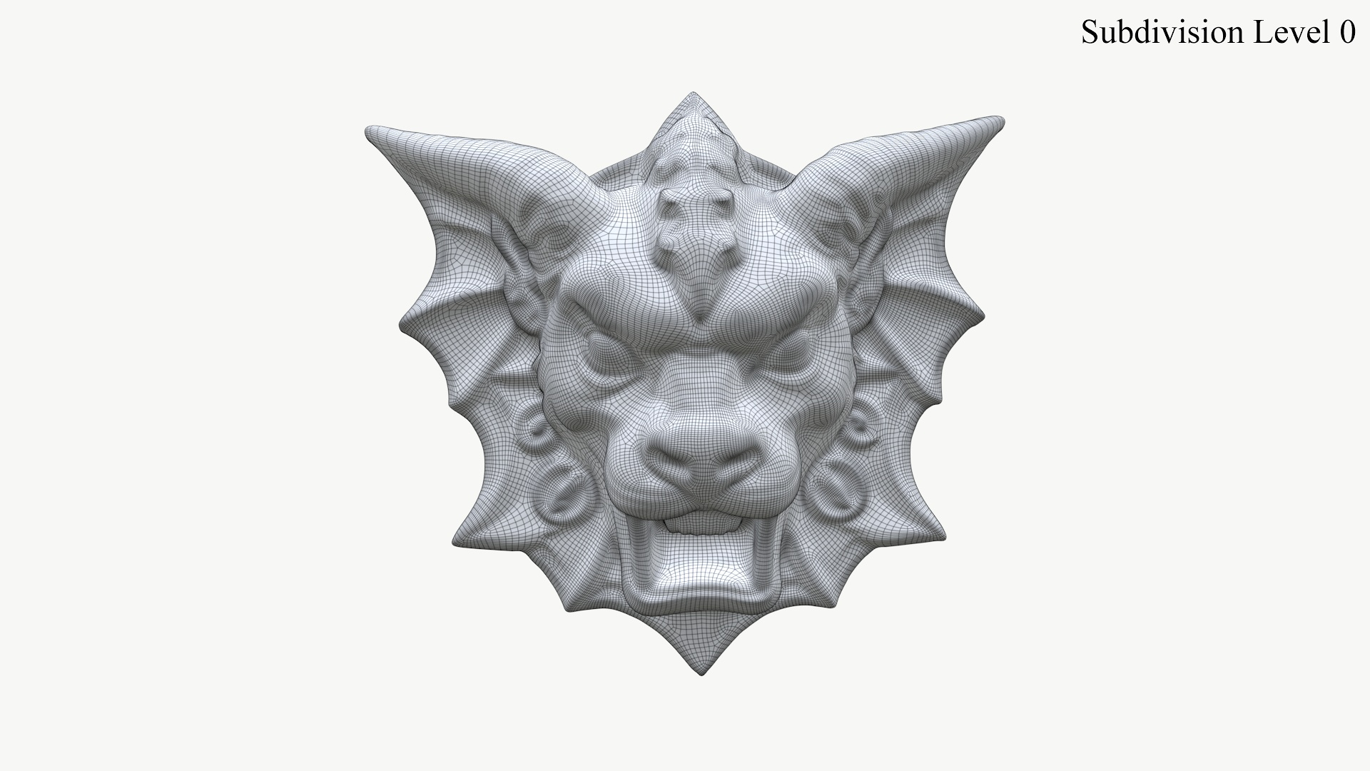 3D Gargoyle Head Textured 9 Model - TurboSquid 2291313